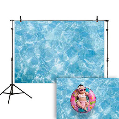 Allenjoy 7x5ft Summer Shining Blue Water Ripple Photography backdrops ...