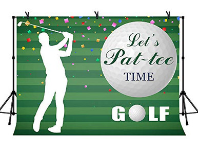LYLYCTY 7x5ft Golf Party Backdrop for Golf Opening Ceremony Golf Course ...
