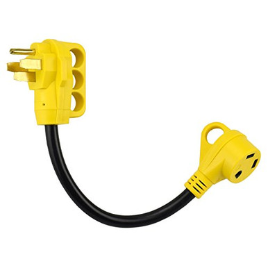 Cllena RV Dogbone Electrical Adapter 50 Amp Male to 30 Amp Female RV ...