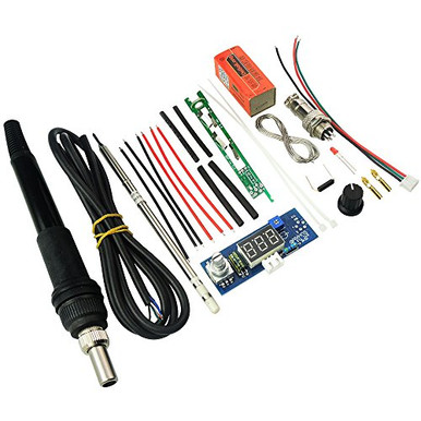 uniquegoods Electric Unit Red Digital Soldering Iron Station Temperature Controller Kits for ...