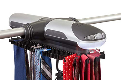 Etienne Alair Motorized Tie Rack and Belt Organizer for Closet with ...