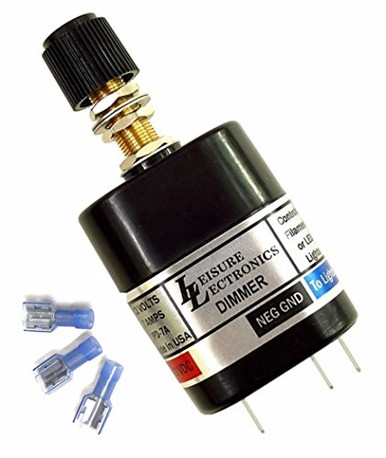 Leisure Lectronics 12 Volt PWM Light Dimmer Switch, 12V LED ...