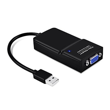 V.TOP USB 2.0 Male to VGA Female Multi Monitor External Graphics Video ...