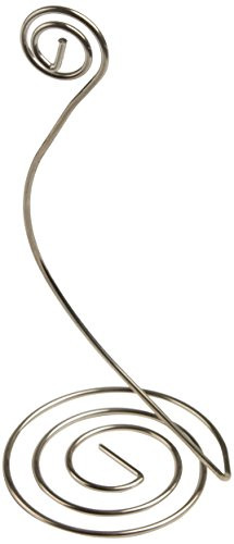 Displays2go Set of 50, Wire Memo Holders with Scroll Base and Clip, 6 ...