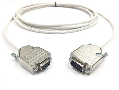 35 Foot DB9 Male to Female RS232 Extension Serial Cable - 22 AWG with ...