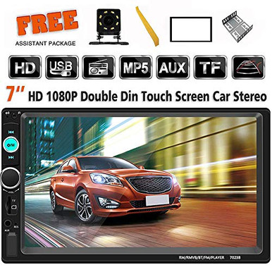 Double Din Car Stereo 7 Inch Touch Screen Headunit MP5 Player USB TF FM ...