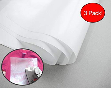 3-Pack Transparent, Opaque Teflon Sheet, PTFE Craft Sheet, 100% ...