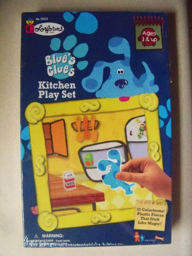 Blue's Clues Colorforms Kitchen Play Set [1998] by Colorforms ...