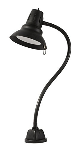 Electrix 7303 BLACK Gooseneck Work Lamp, Incandescent, Magnetic Base ...