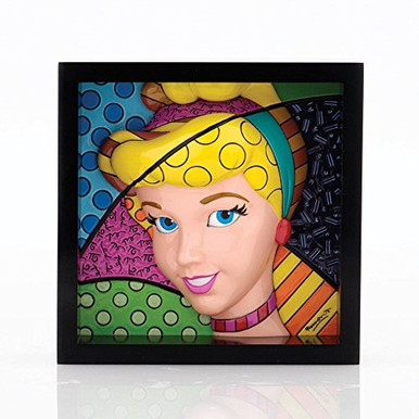 Romero Britto Disney Cinderella Pop Princess Art Block Display 4033869 ...