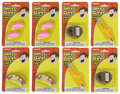 Set of 4 Practical Jokes! Perfect for Funny Pranks On Your Friends! (8 ...