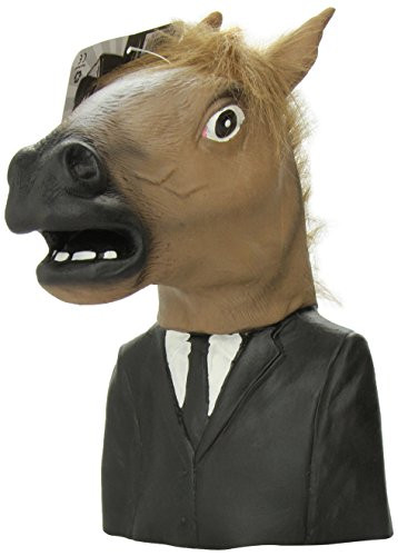 Archie McPhee Creepy Horse Man Hand Puppet - Warehousesoverstock