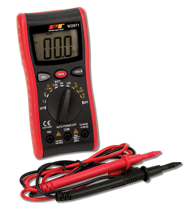 Performance Tool W2971 Digital Multimeter, Volt Amp Ohm Meter with ...