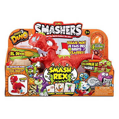 Smashers Series 3 Dino Smash Rex Playset with 2 Exclusive by ZURU ...