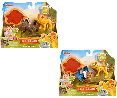 4 Pack - Lion King's The Lion Guard Pride Land Rivals Action Figure ...