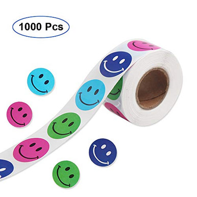 Smiley Face Stickers, 1000pcs Happy Face Stickers?Perfect Teachers ...