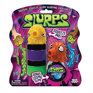 Hog Wild Slurps Slime Toy 2-Pack - Squishy, Squeezy, Slime Slurping ...