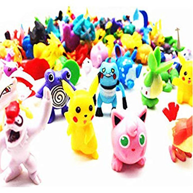 Jinhuamike Pikachu Figures Random, Pikachu Mini Toy Collection Set ...