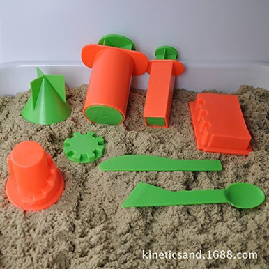 10 Pcs Set Kinetic Motion Sand Classical Molds Tool Toy Beach indoor ...
