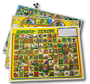 3 Pack Mexican Board Games, 1 Serpientes y Escaleras, 1 Juego de la Oca ...