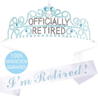 Officially Retired Retirement Party Set | Officially Retired Tiara ...