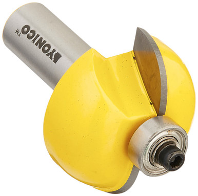 Yonico 13156 Cove Edging and Molding Router Bit with 1/2-Inch Radius 1/ ...