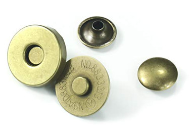 ALL in ONE Magnetic Snaps Purse Double Rivet Closures Round Clasp Stud ...