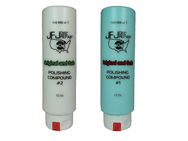 Original JFJ Polish Compound Combo Pack 12oz Blue #1 & White #2 (JFJ ...