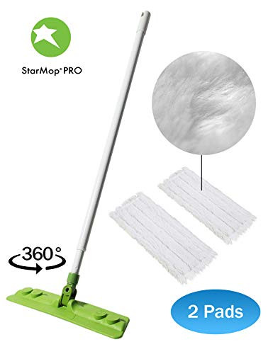 Starfiber Star Mop Kit with 2 Microfiber Super Dust Pads ...