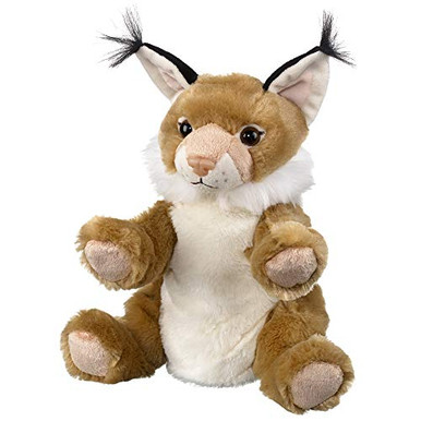 Wild and Wonderful Wildlife Artists Bobcat 10" Plush Puppet Toy, Bobcat ...