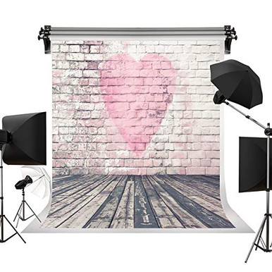 Kate 10x10ft/3x3m Wedding Backdrop Pink Brick Wall Backgrounds ...