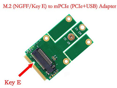 M.2 (NGFF) to mPCIe (PCIe+USB) Adapter - Warehousesoverstock