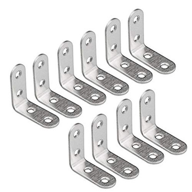 Corner Bracket Brace, 50 PCS L-Shaped Corner Braces Joint Right Angle ...