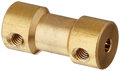 RC Airplane 2.3mm to 3mm Brass Motor Coupling Shaft Coupler Connector ...