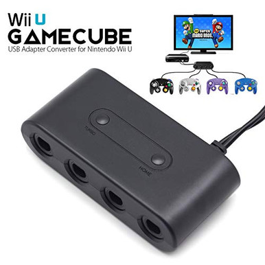 BRHE Gamecube Controller Adapter Compatible with Switch, WiiU, PC Super ...