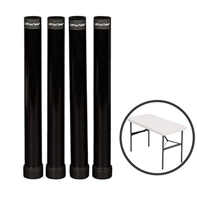 Lift Your Table Folding Table risers Extenders Straight Leg KIT. Save ...