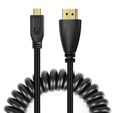 UCEC Micro HDMI to HDMI Male Cable - Stretched Length - Supports ...