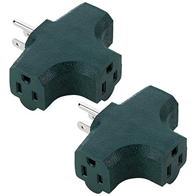 Katzco 3 Way T Straight Shaped with Plug Locations on The Left - 2 Pack ...
