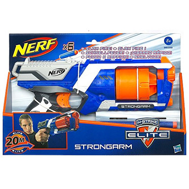 Nerf N-Strike Elite Strongarm Double Your Darts Blaster ...
