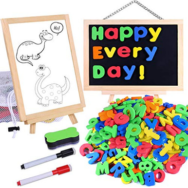 GINMIC Magnetic Letters for Kids, 139 Pcs Magnetic Letters and Numbers ...