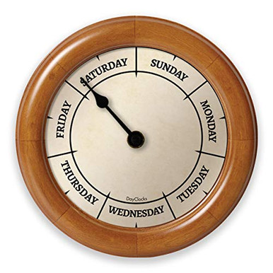 DayClocks Classic Day Clock Day of The Week Clock - Fun Retirement Gift ...