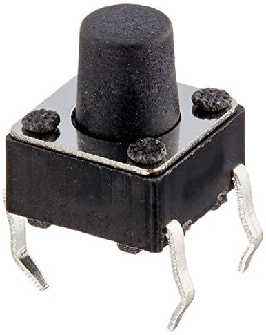 Uxcell 4-Pin DIP Momentary Tactile Push Button Switch, 6 x 6 x 7mm ...