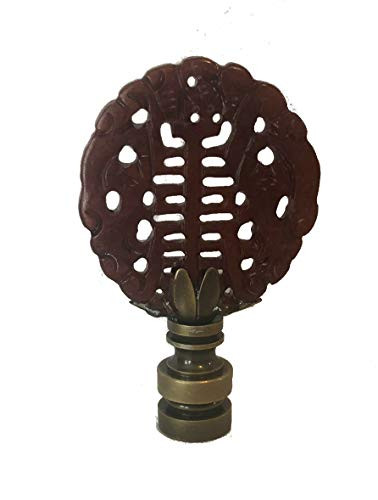 Real Precious Jade Asian Lamp Finial 3" Tall Classic Symbol Lampshade ...