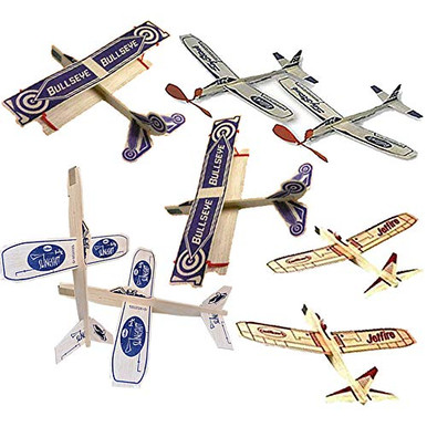 Guillow Jetfire Gliders Balsa Wood Airplane Bundle for Kids with ...