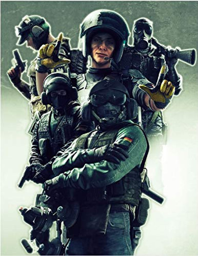 Rainbow Six Siege Poster Laminated Holographic Flip Effect (Portrait ...