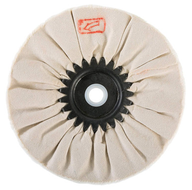 Woodstock D3194 Bias Soft Buffing Wheel, 6-Inch by 5/8-Inch Hole, White ...