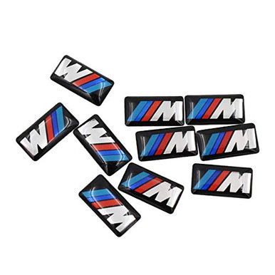 Self-Adhesive M Sport BADGE STICKER EMBLEM Fits BMW Cars with M Power ...