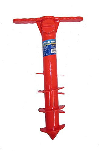JGR Copa Anchor Away Beach Umbrella Sand Anchor - Red - Warehousesoverstock