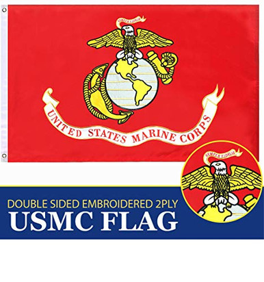 G128 USMC United States Marine Corps 2x3 Ft Double Sided 2 ply ...