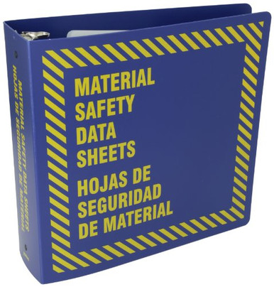 Brady BR758B Prinzing 3 inch Bilingual Binder Blue (1 Each ...